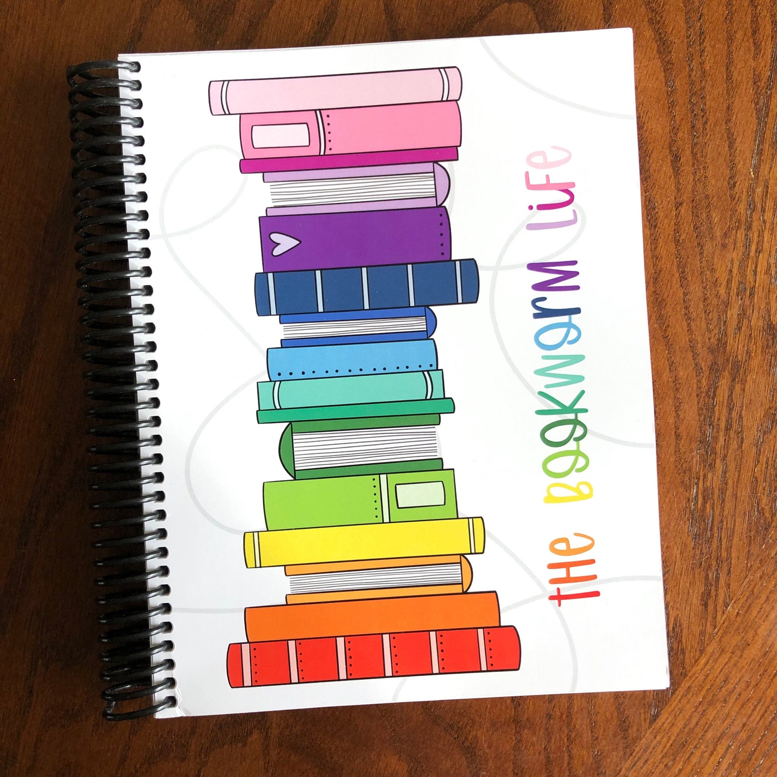 The Bookworm Life ™ Reading Planner Reading Notebook Book - Etsy