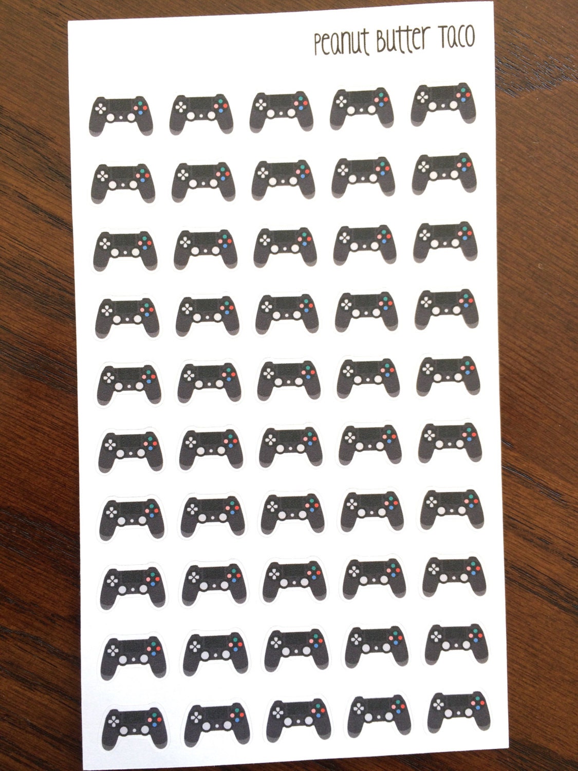 Game Controller Stickers Gamer Stickers Game Night Planner - Etsy