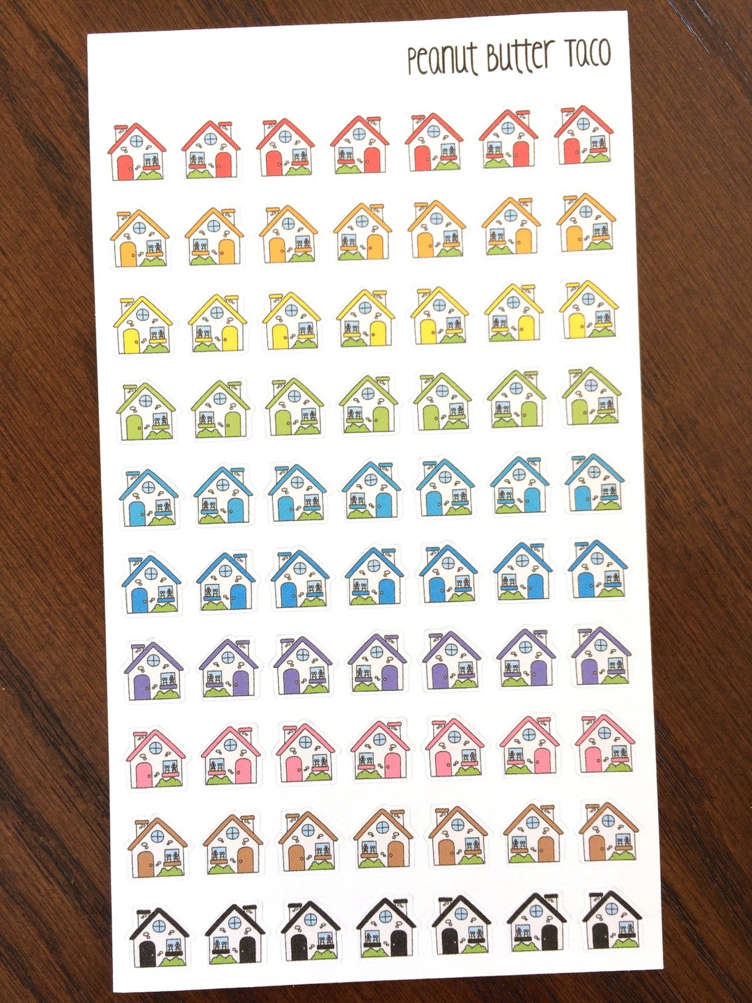 House Planner Stickers - Small Houses Stickers - Home Stickers ...