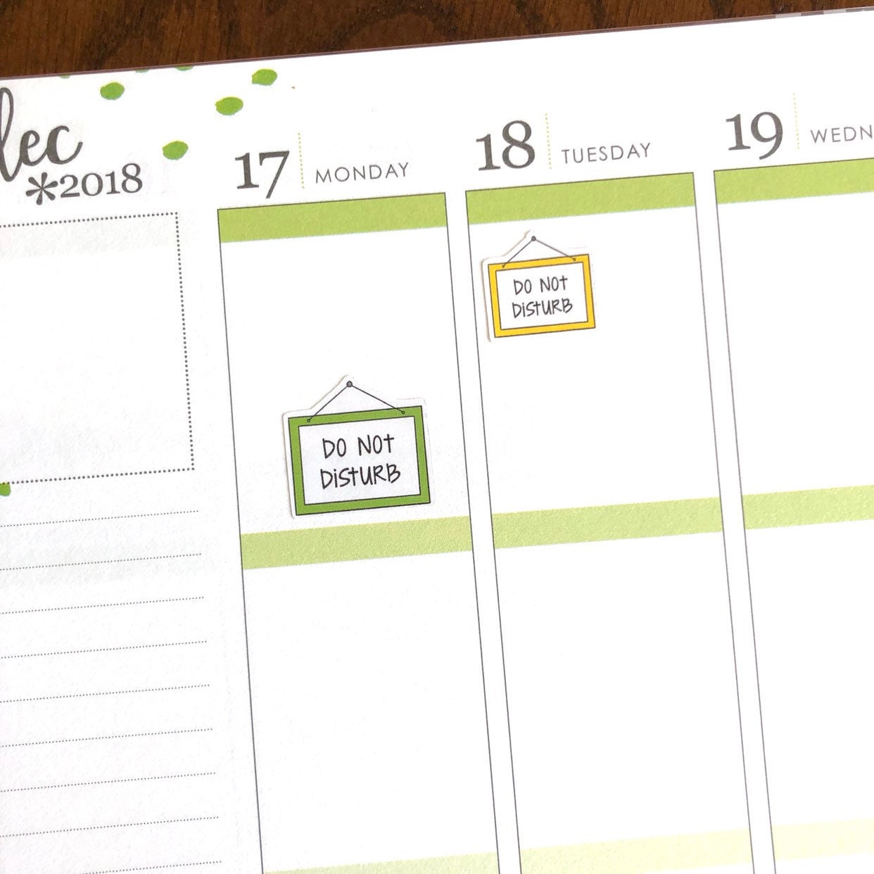 Do Not Disturb Signs Planner Stickers Day Off Do Not | Etsy