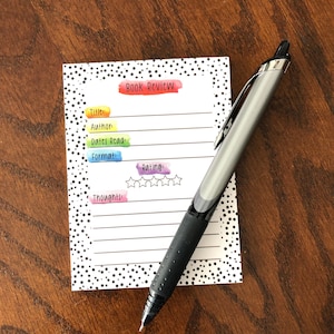 Book Review Sticky Notes - Star Rating - Reading Sticky Notes ...