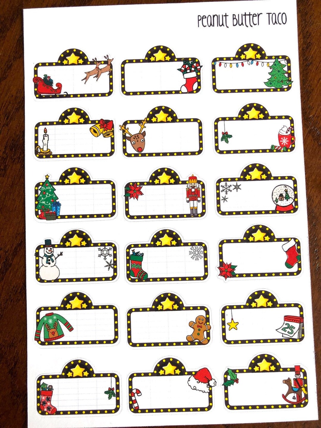 Christmas Movie Planner Stickers - Movies Planner Stickers - Movie ...