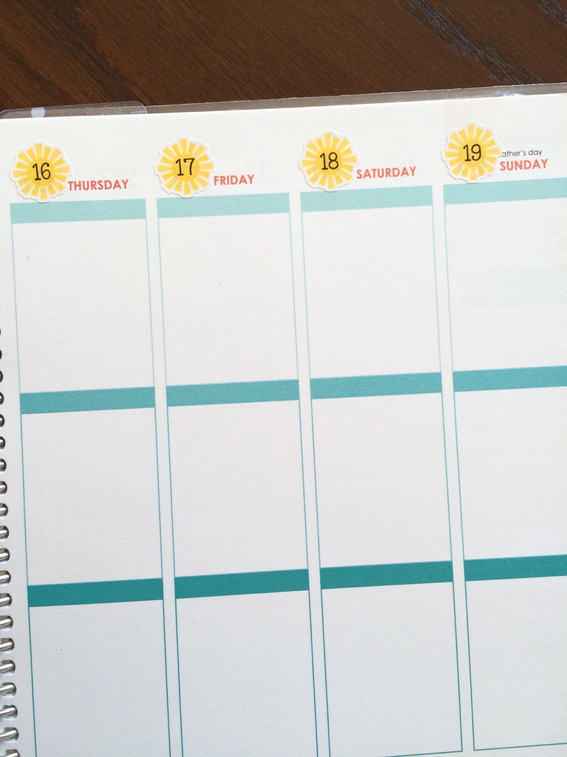 Sunshine Date Covers Planner Stickers Sun Stickers Summer | Etsy