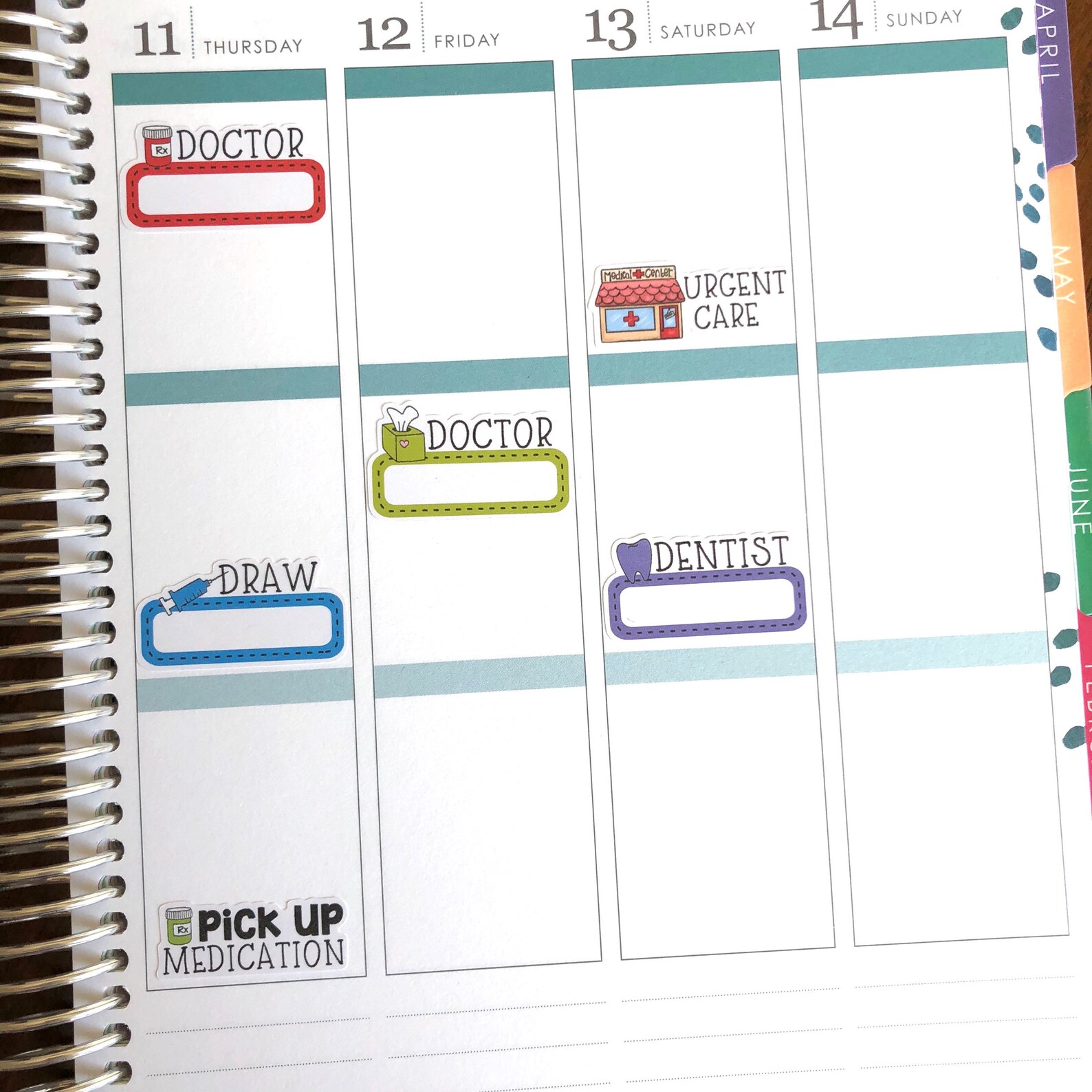 Medical Sampler Planner Stickers Doctor Planner Stickers - Etsy Canada