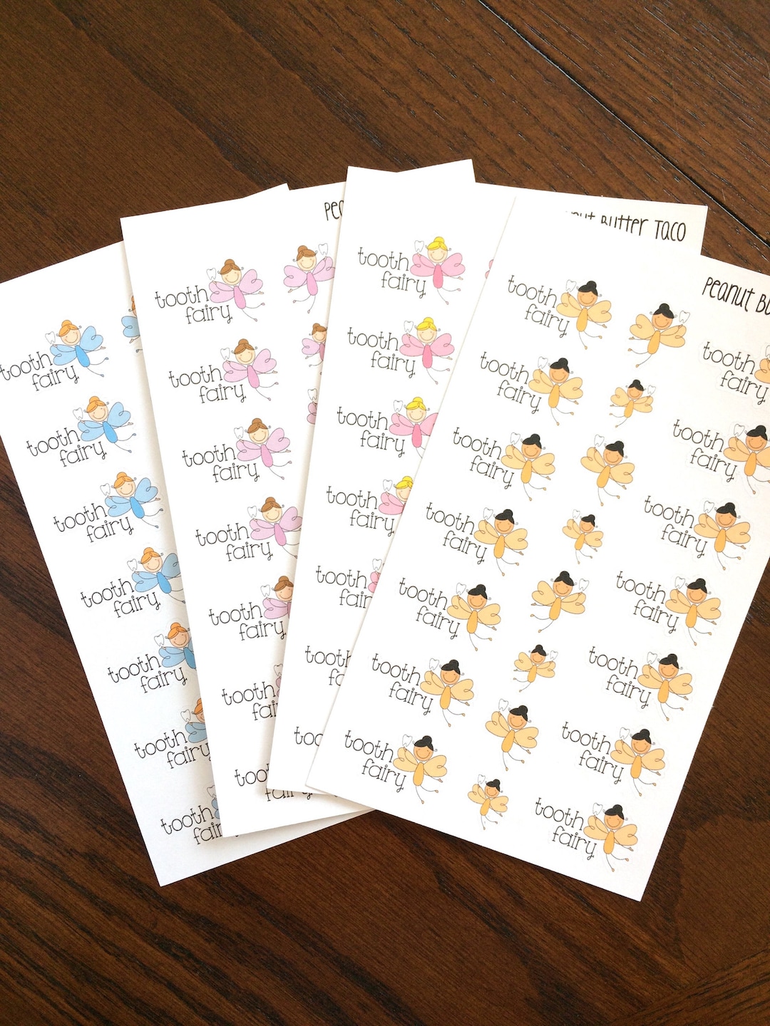 Tooth Fairy Stickers - Tooth Fairy Planner Stickers - Tooth Fairy ...