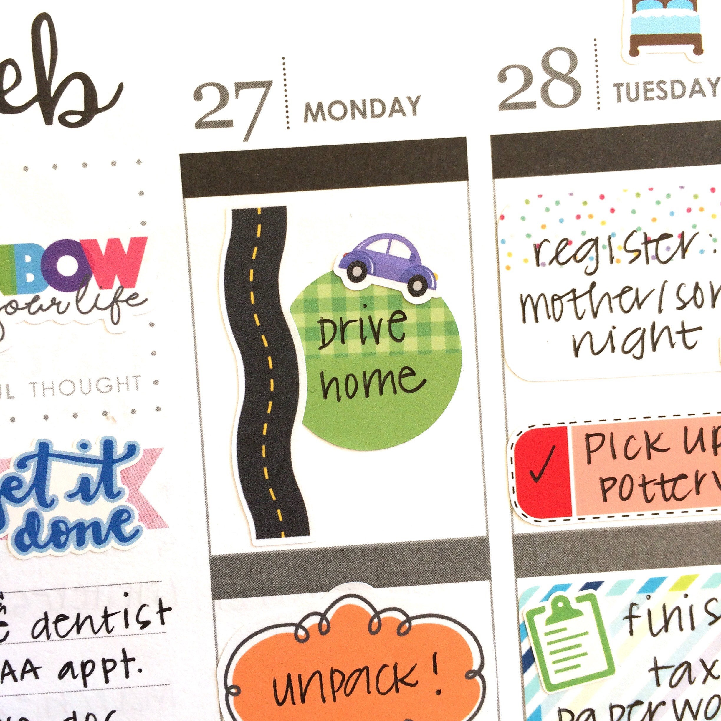 Road Trip Planner Stickers - Road Trip Stickers - Road Stickers - Car ...