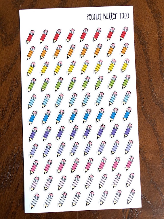 Craft Supplies & Tools Card Making & Stationery pencil planner stickers ...