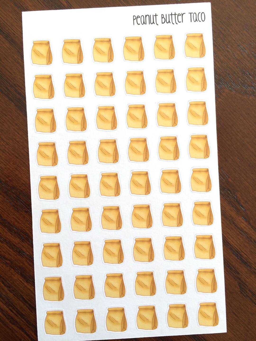 Lunch Bag Stickers - Lunch Stickers - Lunch Planner Stickers - Paper ...