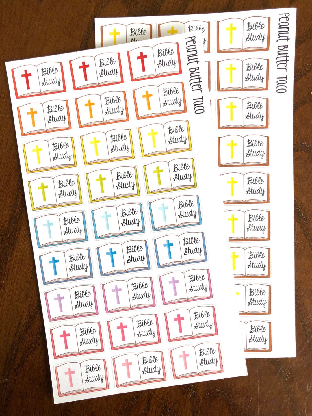 Bible Study Planner Stickers - Bible Study Stickers - Religious ...