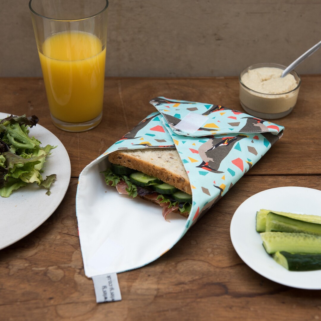 Waxwing Print Sandwich Wrap – Reusable Food Wrap, Eco-friendly - Etsy