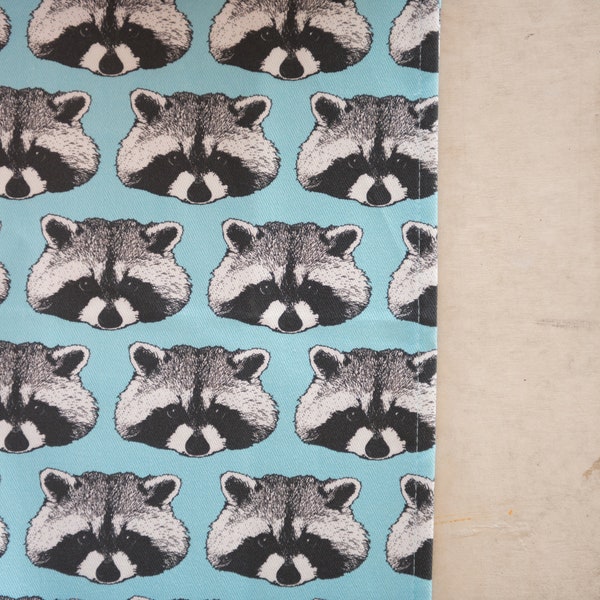 Raccoon Fabric - Etsy UK