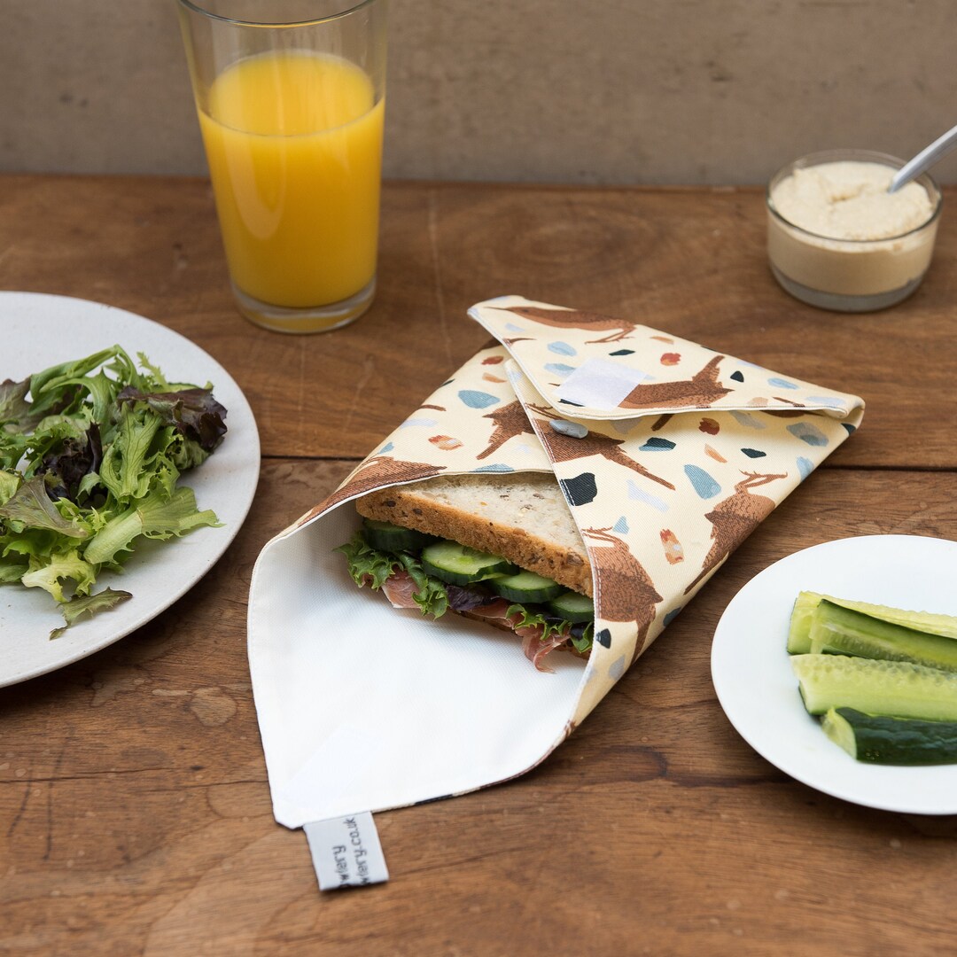 Wren Print Sandwich Wrap - Eco Wrap - Plastic Alternative - Food Wrap ...