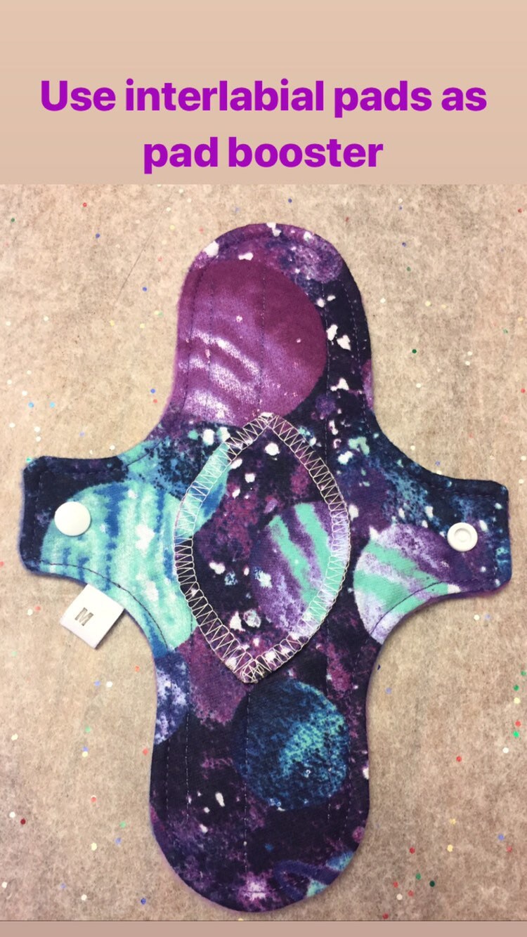 3/6 Pack Reusable Interlabial Pad Sampler - Etsy