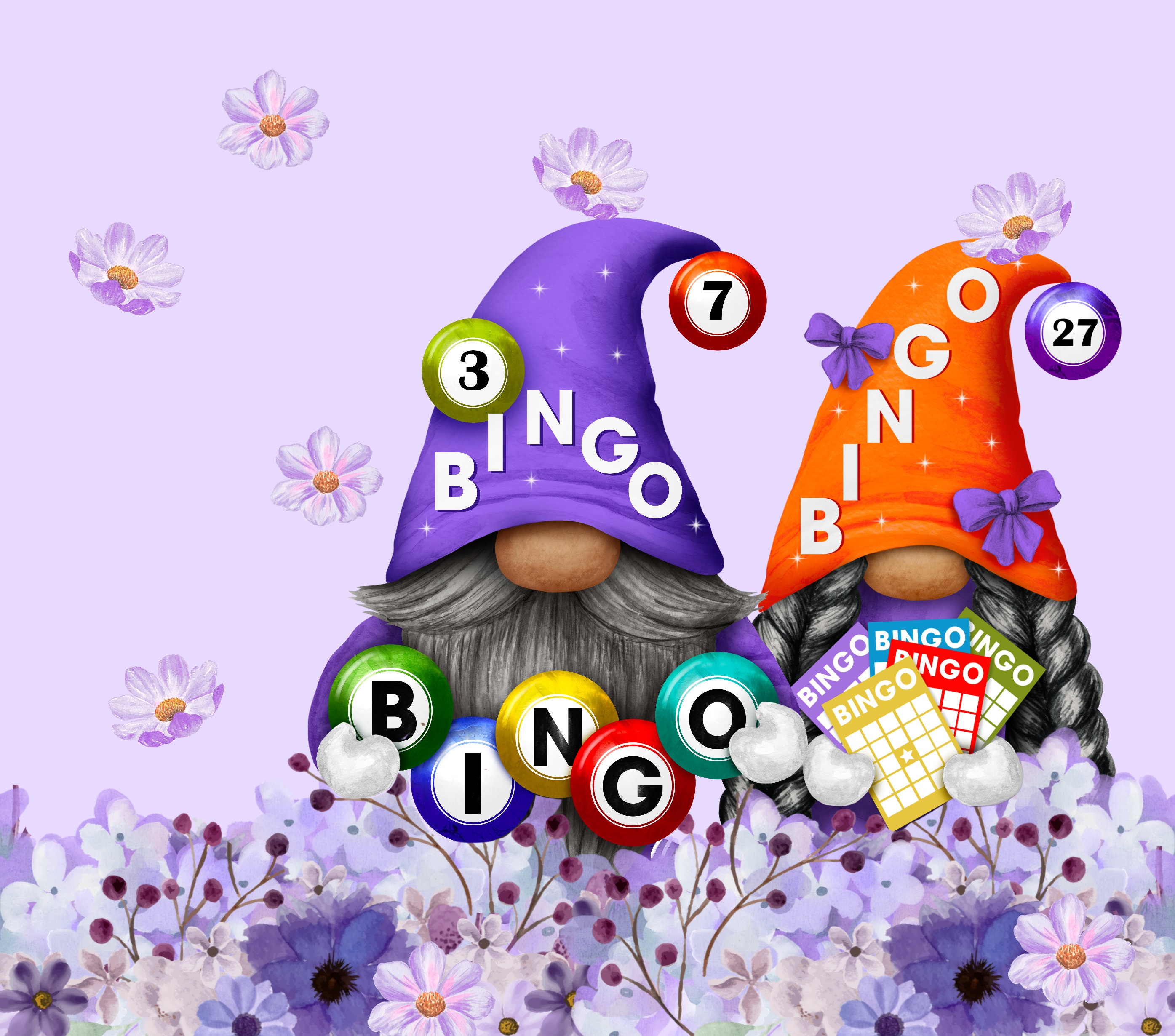 BINGO 20 Oz Tumbler These Bingo Gnomes Are a Great Gift for Any BINGO ...