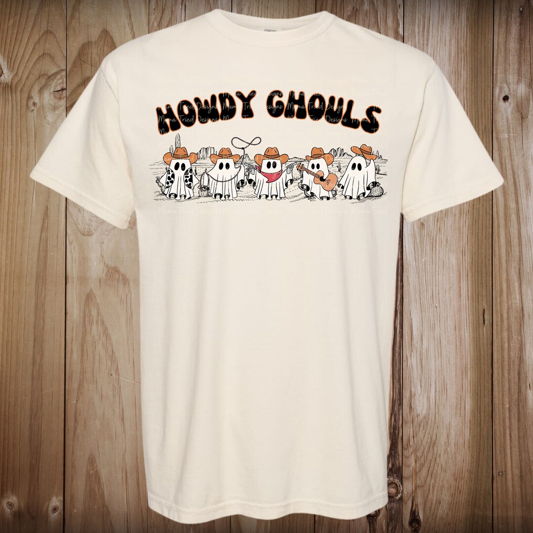 Halloween Howdy Ghouls PNG File - Etsy