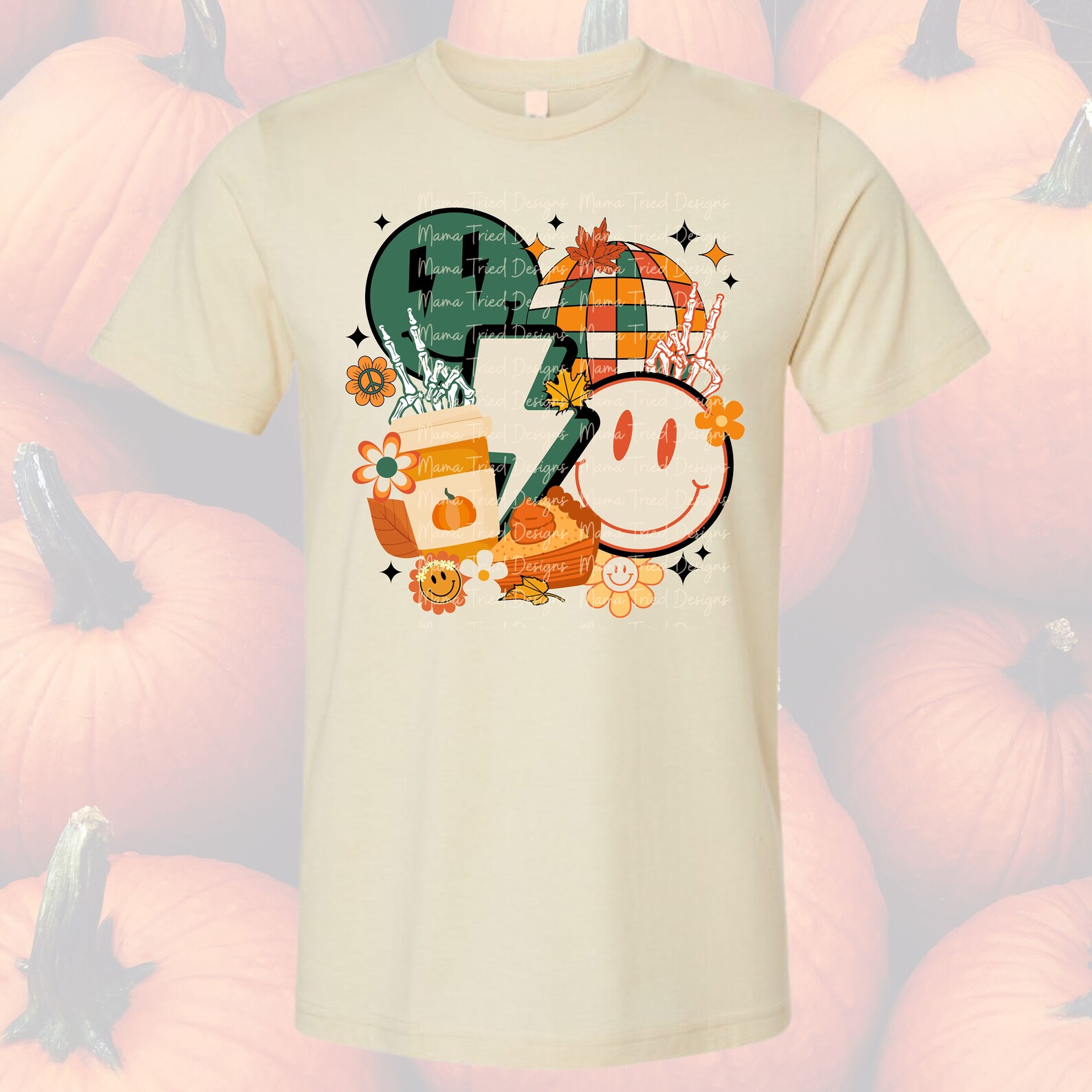 Disco Smiley Lighting Bolt Retro PNG - Etsy