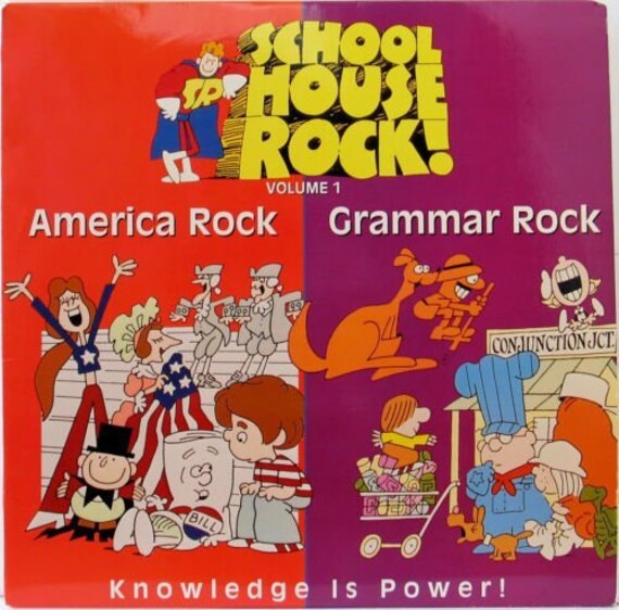 School House Rock America Rock / Grammar Rock Volume 1 | Etsy