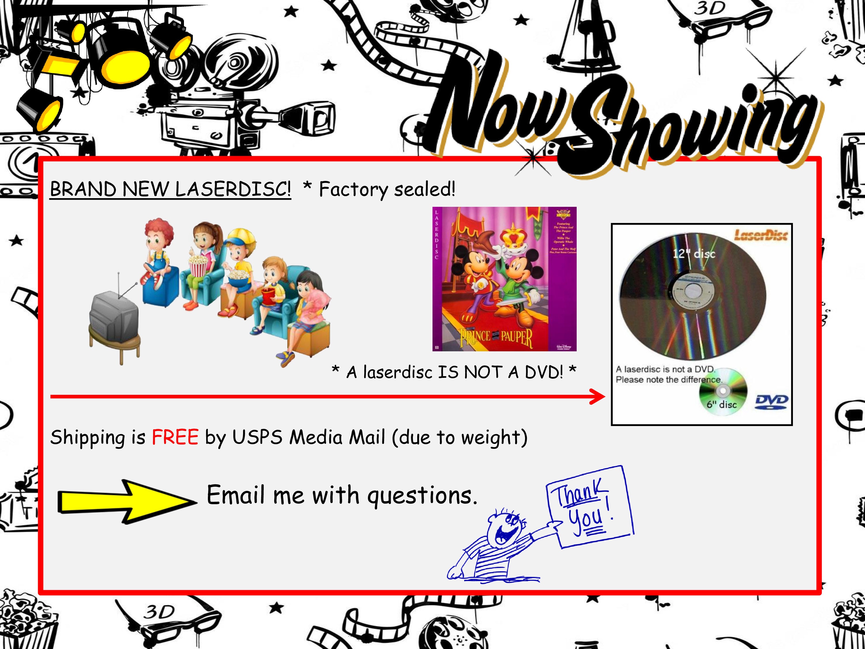 The Prince and the Pauper mini-classics, 12 Vintage Laserdisc - Etsy