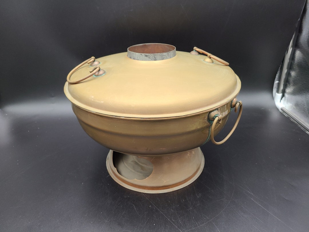 Very Unusual All Copper Cooker/deep Fryer or Fondue Maker W/ - Etsy
