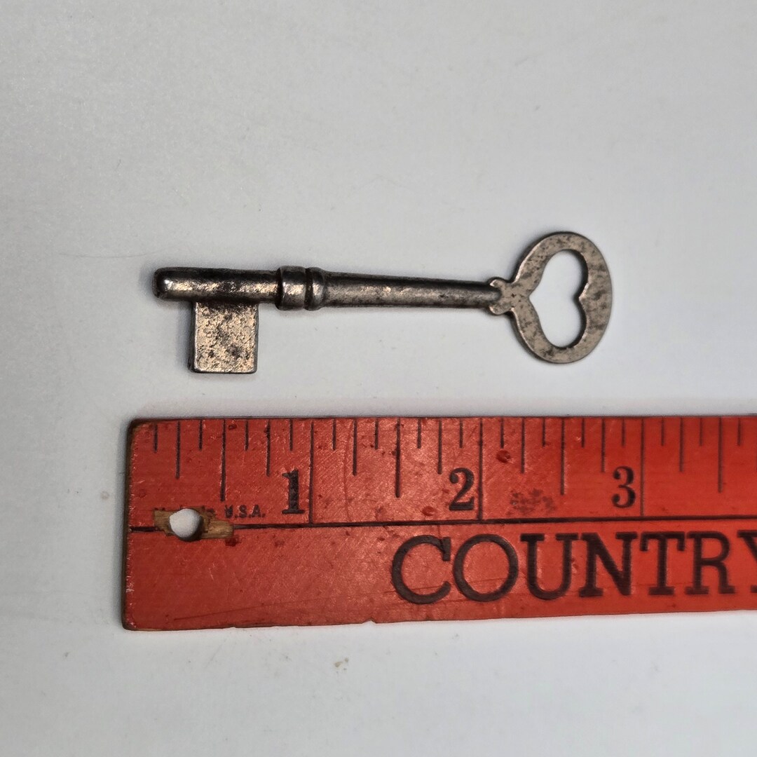 Rare Skeleton Key Heart Head Uncut Bit Blank Skeleton Key - Etsy