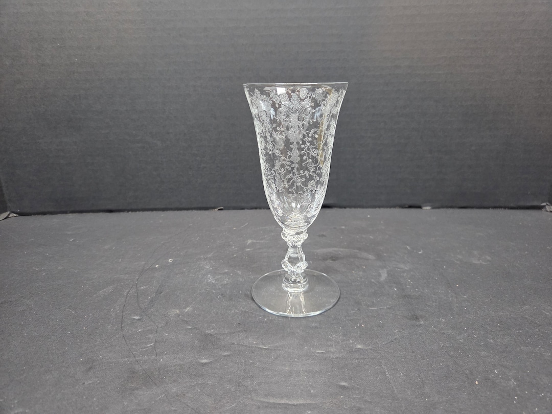 Cambridge Rose Point Stemware Juice Glass Goblet 5 3/4" - Etsy