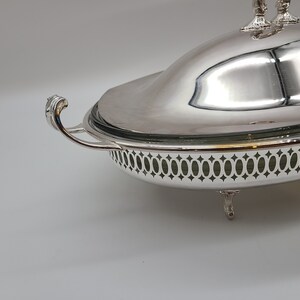Fancy Silver by Boardman Silver Plated Oval Serving Dish/casserole Dish ...