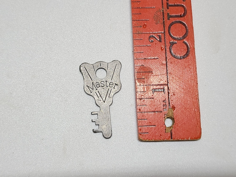 Rare Unusual Antique Master Lock Flat Key 1 1/2" - Etsy