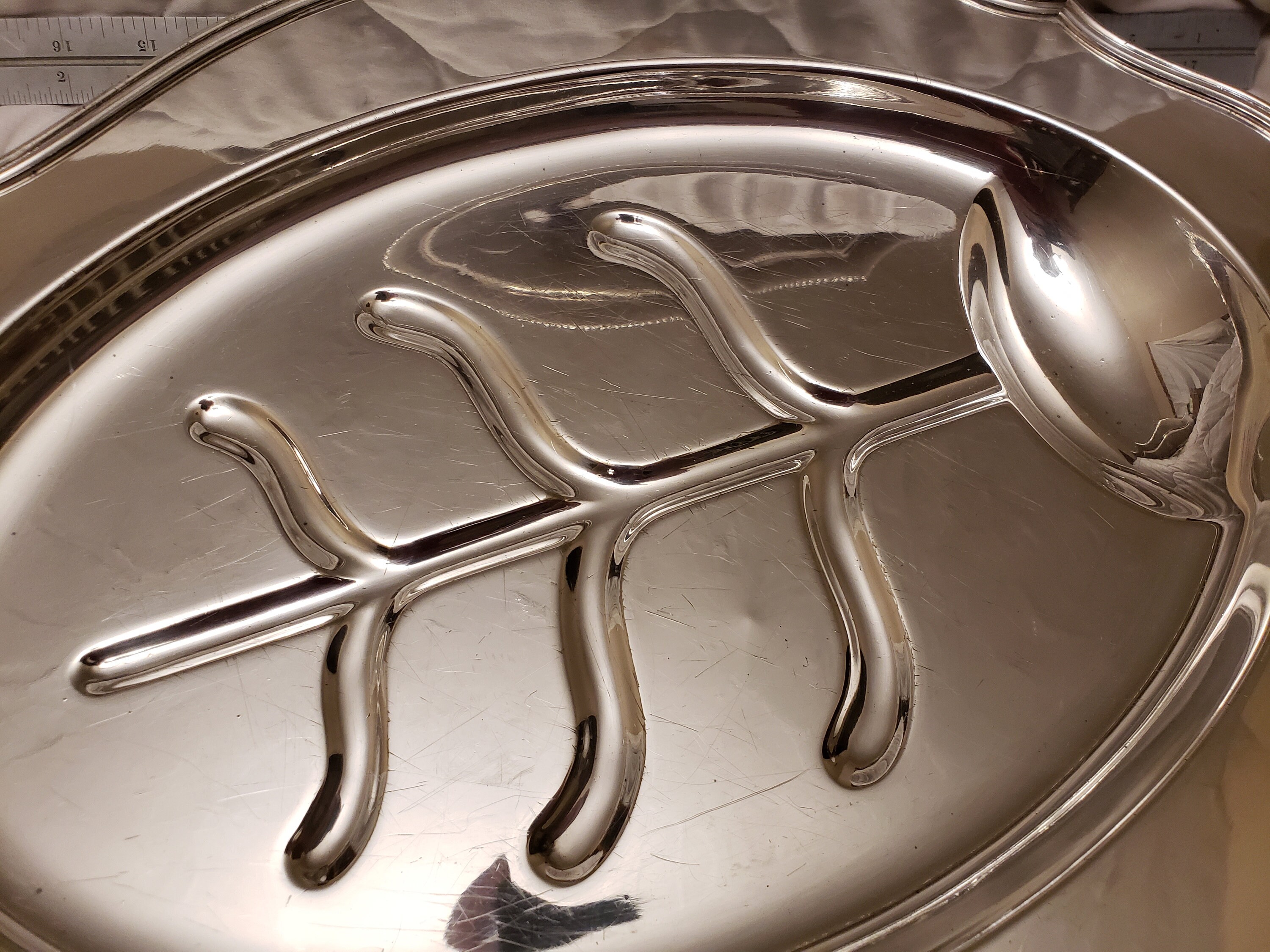 Large EGW&S EPNS Silver Plated Meat Serving Tray 17 X 13" - Etsy