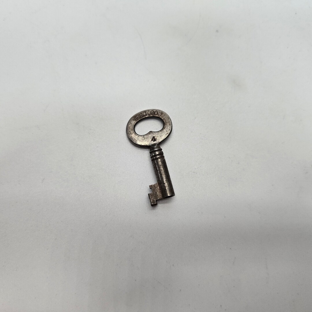 Antique Steamer Trunk Key Ccl Co Corbin # 4 - Etsy