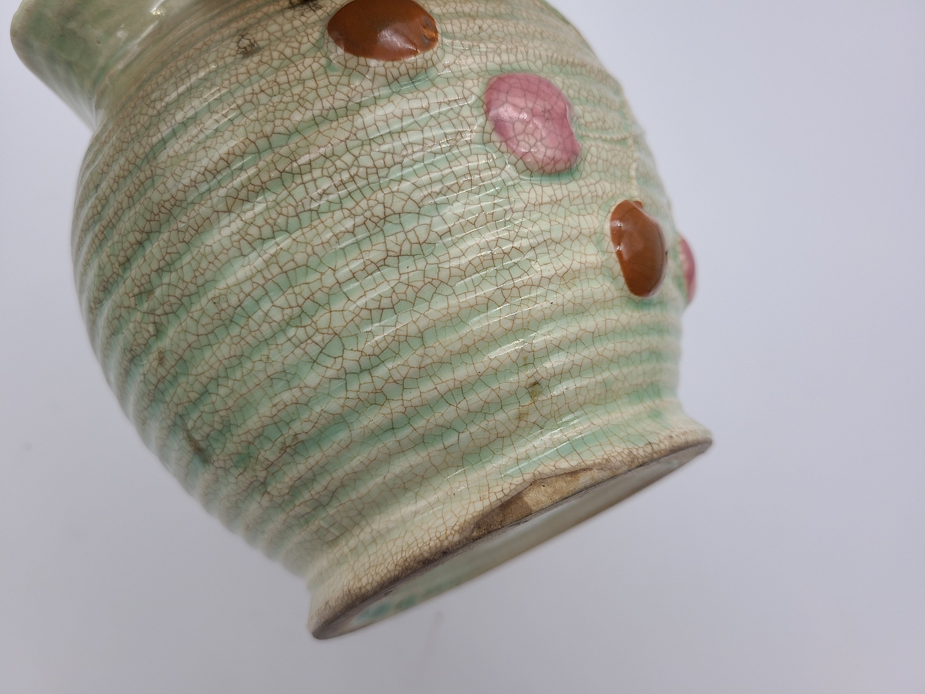 Very Old Made in Japan Pitcher Majolica Style Cherry Pattern - Etsy