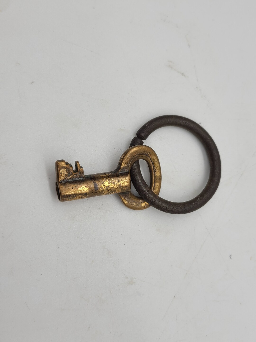 Antique Brass Padlock Barrel Key Railroad RR Type Padlock Key - Etsy