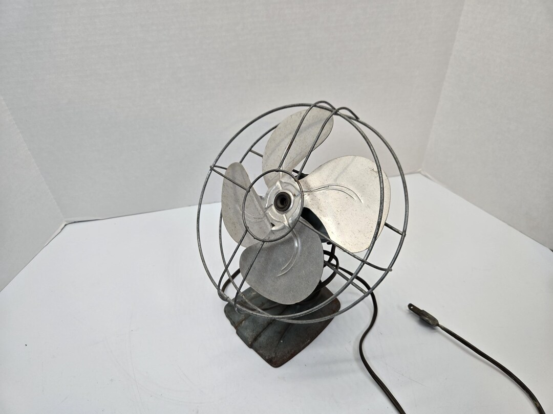 Antique Art Deco Table Fan Gilbert Electric 8 Inch Works - Etsy