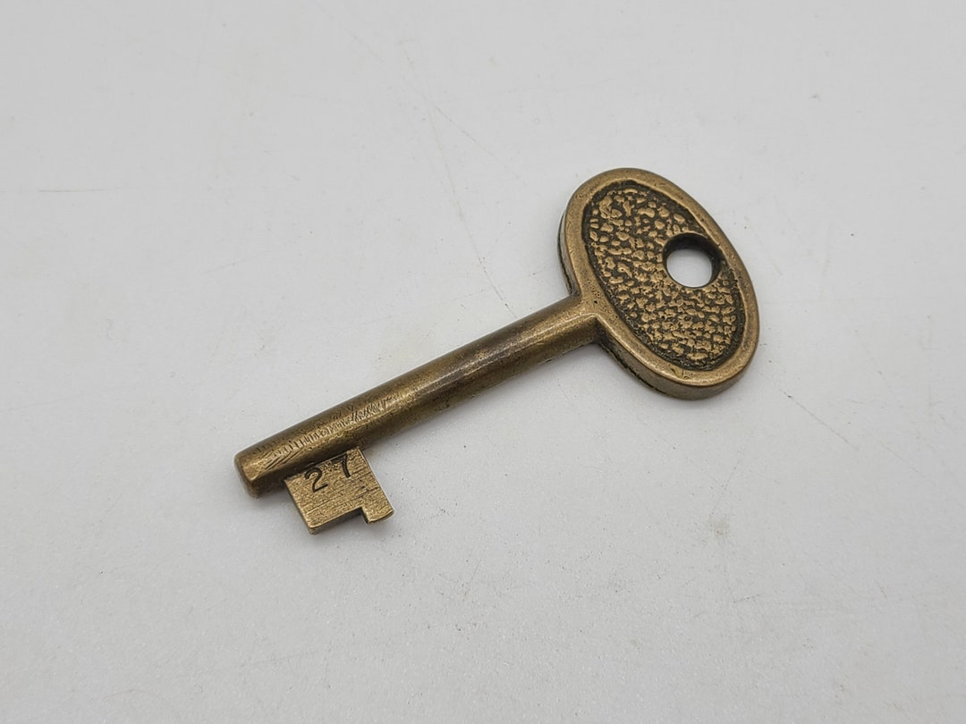 Antique Thick Heavy Skeleton Type Door or Lock Key #27 - Etsy