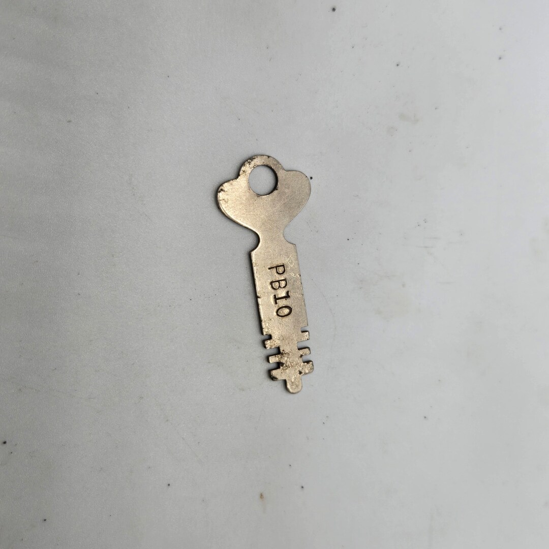 Antique Corbin PB10 Steamer/trunk Cabinet or Door Lock Key Flat Steel ...