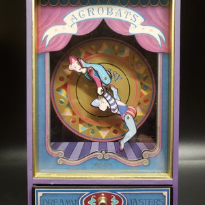 Vintage Dreamy Jasters Acrobats Musical Shadow Box With - Etsy