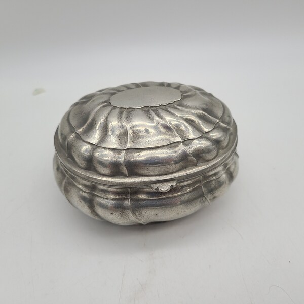 Pewter Jewelry Box - Etsy
