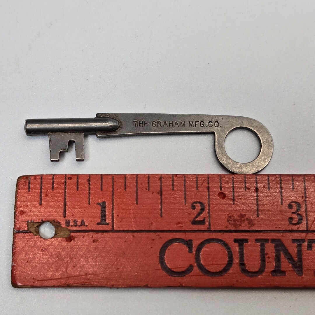 The Graham MFG Co Derby Conn Unusual Looking Flat Skeleton Type Key - Etsy