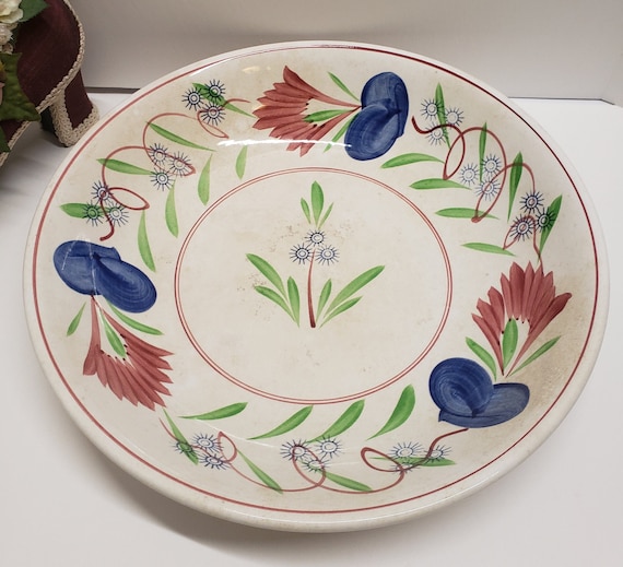 Vintage Stick Spatterware Virginia Rose Pattern Ironstone SS | Etsy