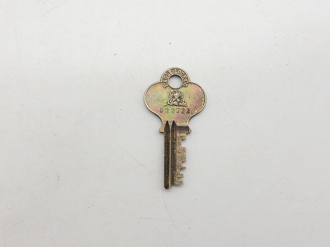 Antique Steamer Trunk Key Eagle Lock Co 022U22 - Etsy