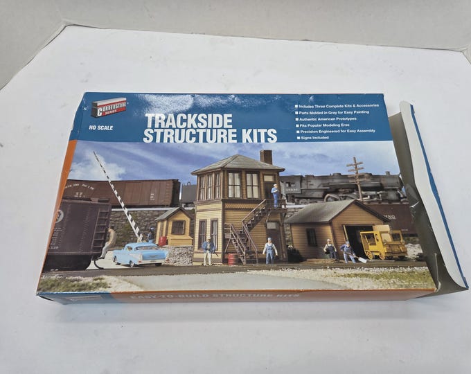 Walthers Cornerstone HO Trackside Structure Kits 933-3530 NEW Open Box ...