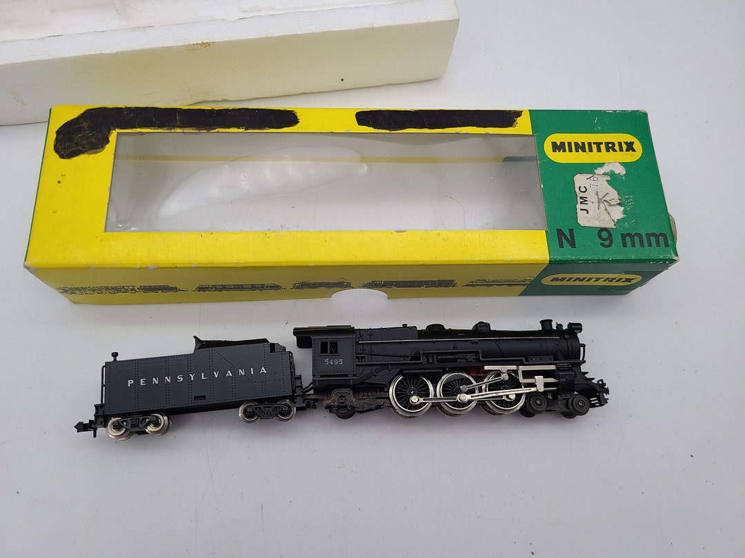 Minitrix N Scale 2970 Steam Locomotive Pennsylvania 5495 BAD - Etsy
