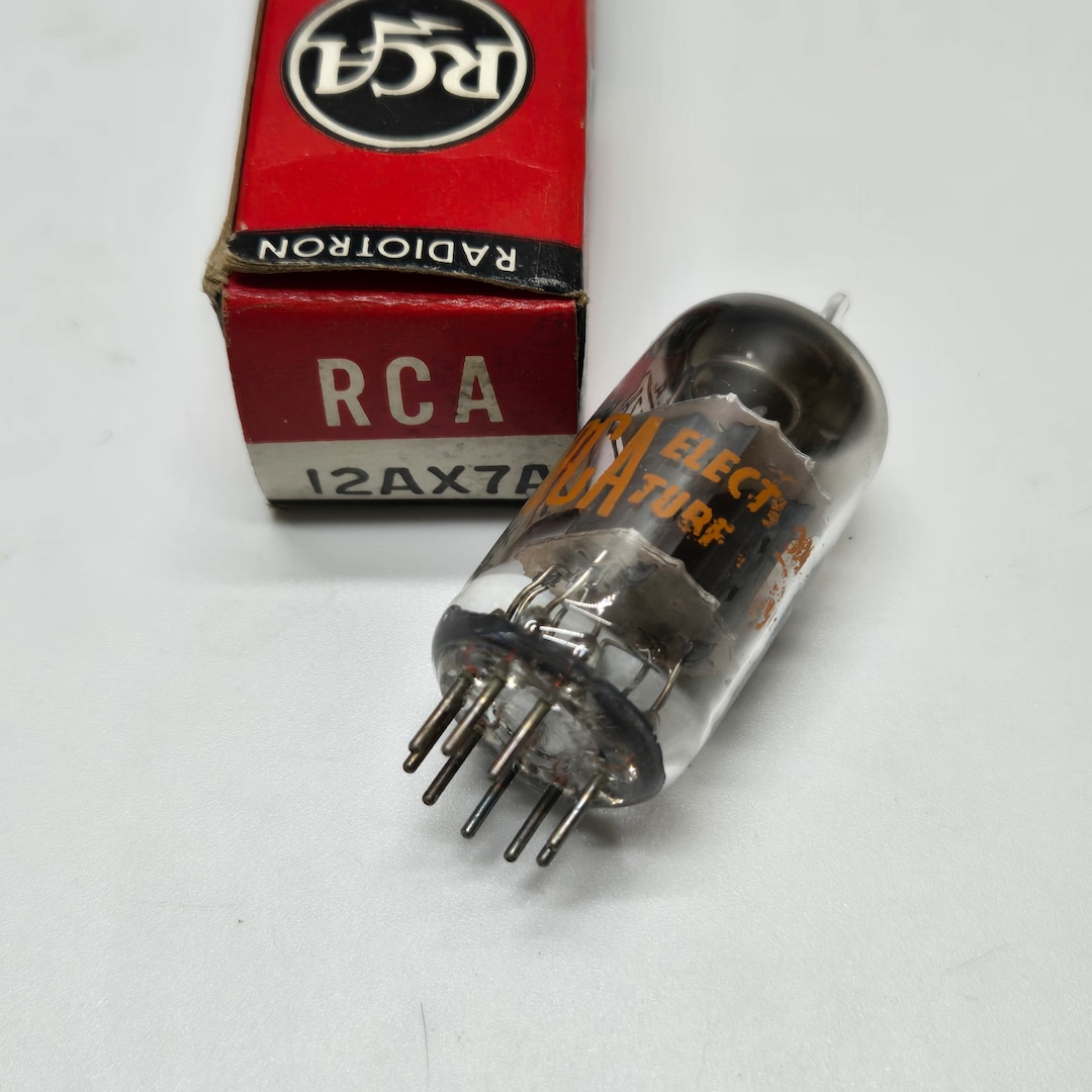 RCA Short Plate 12AX7A ECC83 Tube in Box 12AX7 - Etsy