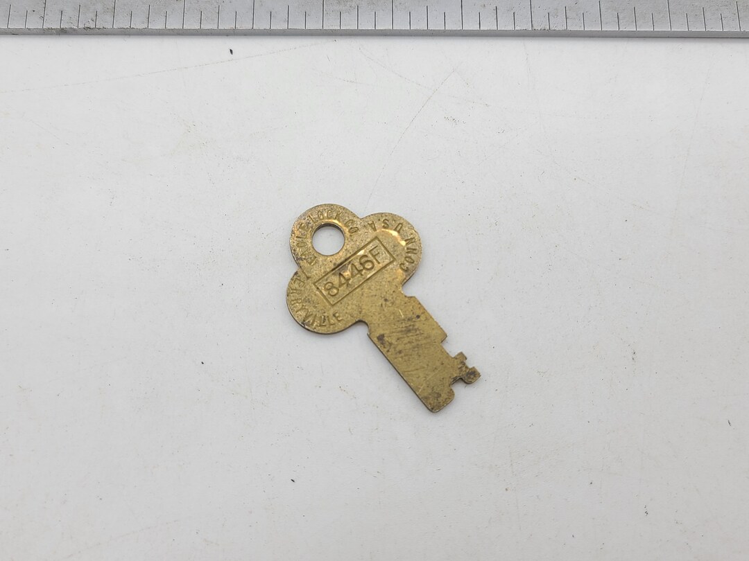 Antique Steamer Trunk Key Eagle 8446F T40 - Etsy