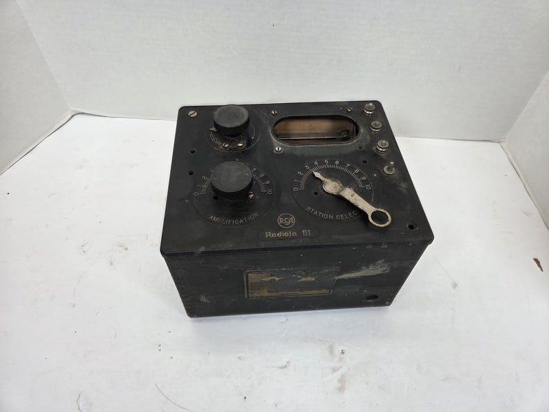 Antique 1920s RCA Radiola III Type RI R-1 R1 2 Tube Radio - Etsy