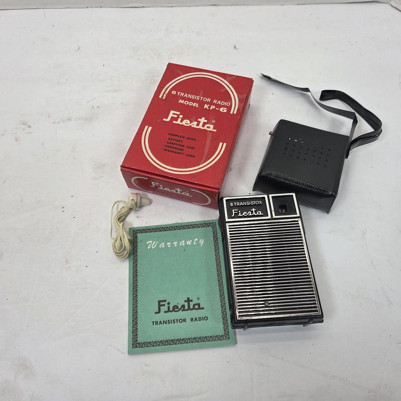1970s transistor radio - Etsy Polska