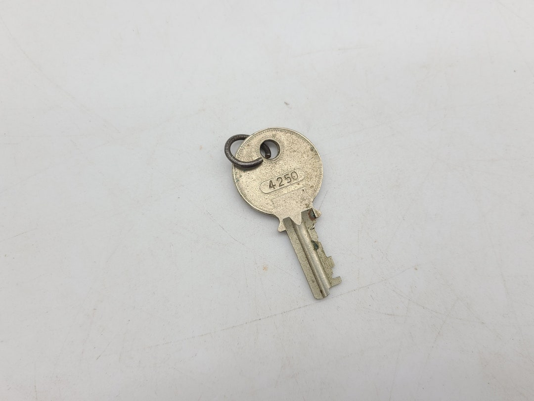 Antique Original Excelsior 4250 Trunk Steamer or Luggage Suitecase Key ...