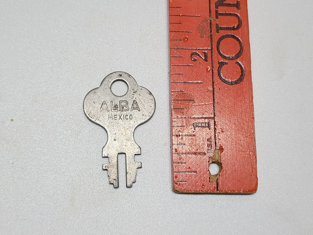 Rare Antique Alba Mexico Padlock Key - Etsy