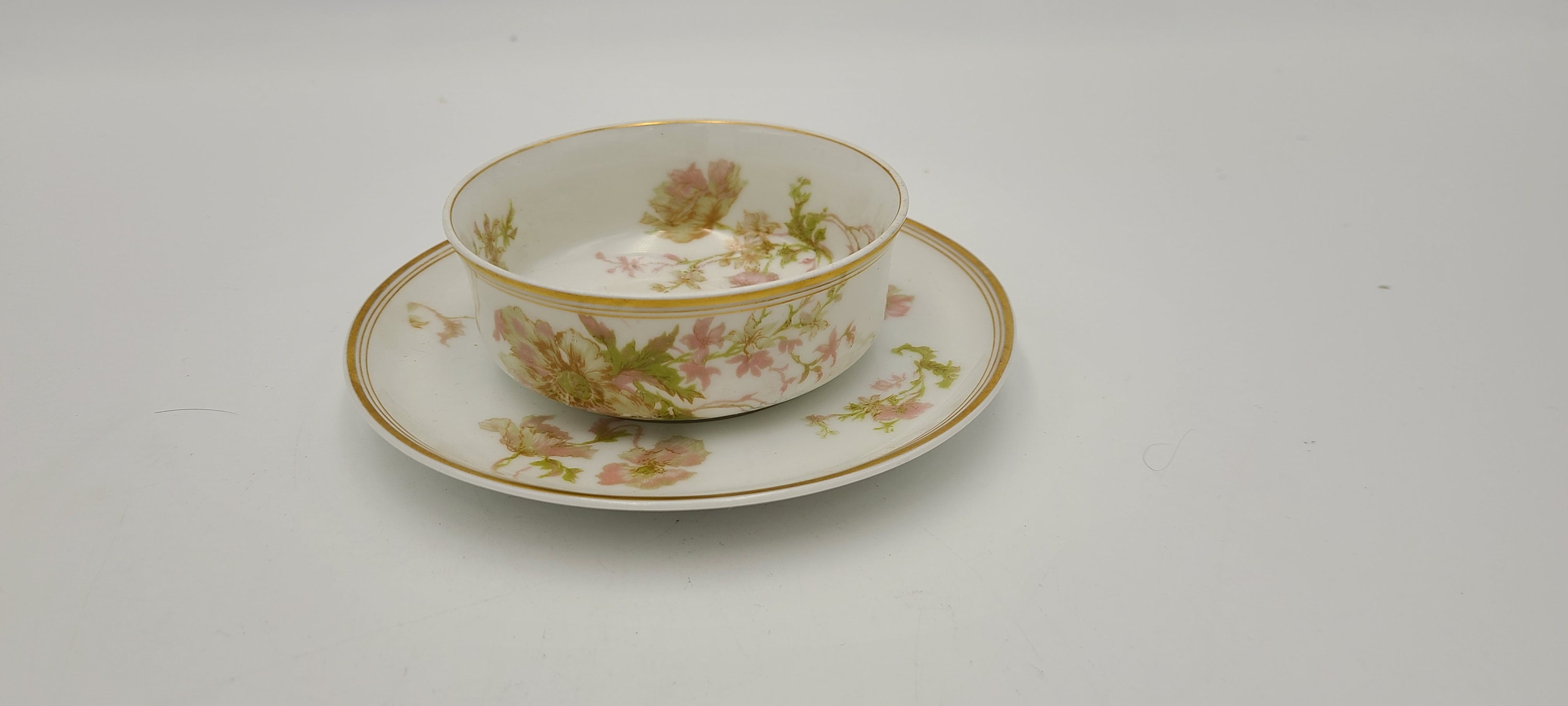 Haviland Limoges Unusual Cup and Saucer Very Shallow Cup With - Etsy