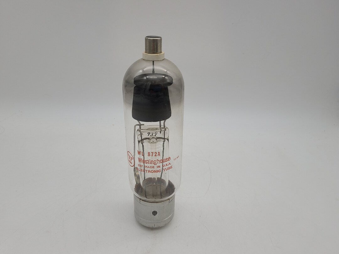 Large Westinghouse 872A Rectifier Tube Untested Filaments Good - Etsy