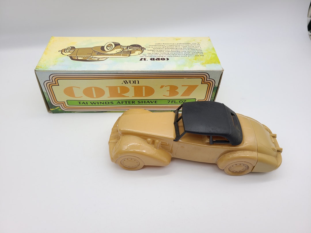 Vintage Avon Bottle Cord 37 Tai Winds After Shave Car Bottle Full Etsy